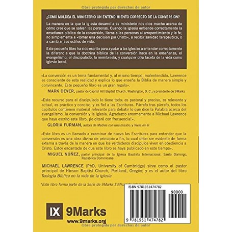 La conversión: cómo Dios crea a Su pueblo - Michael Lawrence - Libro
